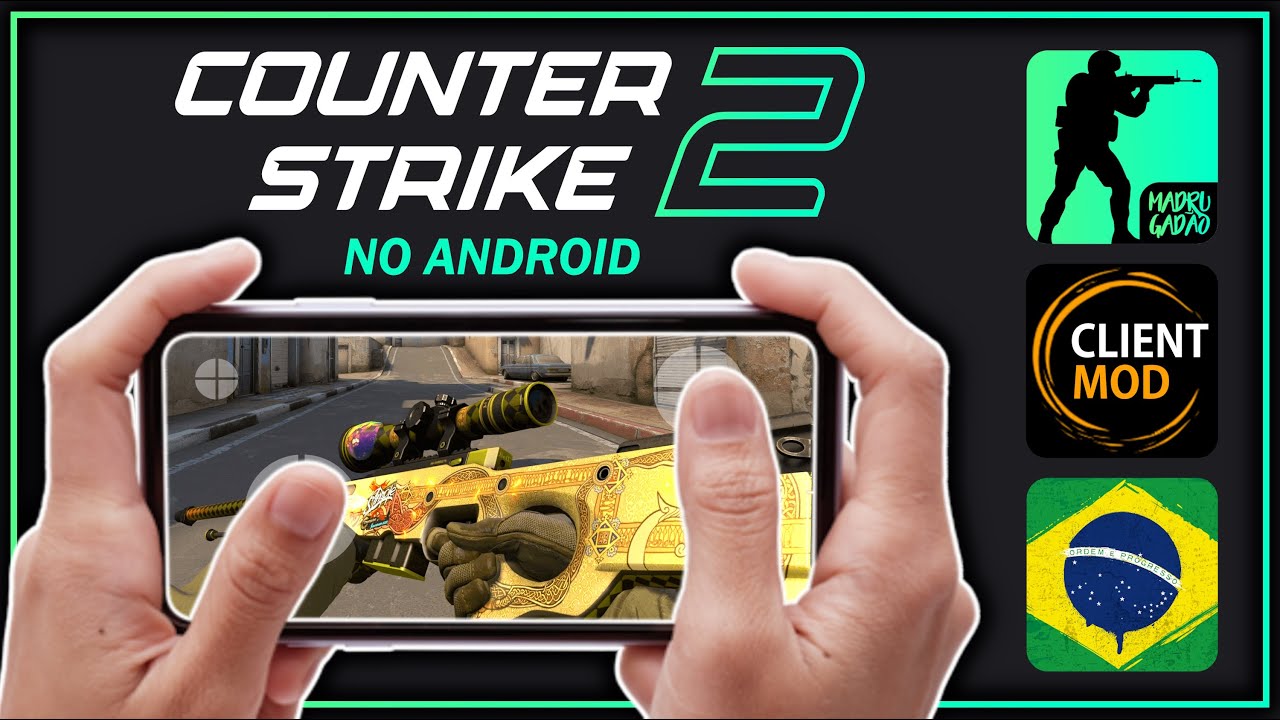 INSTALANDO COUNTER STRIKE 2 NO SMARTPHONE ANDROID (CS SOURCE/CLIENTMOD) #csgo #cs2 # ...