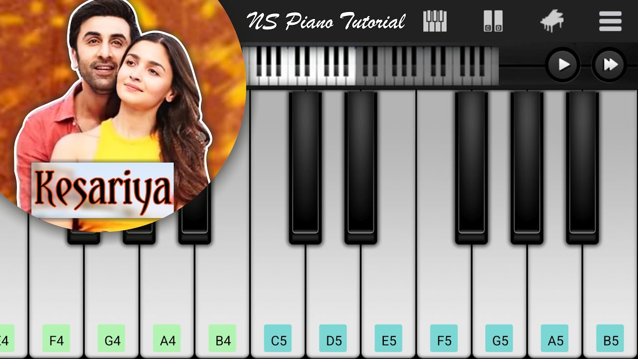 How To Play Kesariya - Brahmastra Song On Piano | Easy Piano Tutorial ...