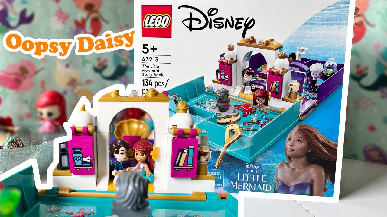 The Little Mermaid Lego | Building Ariel's Story Book Set - YouTube