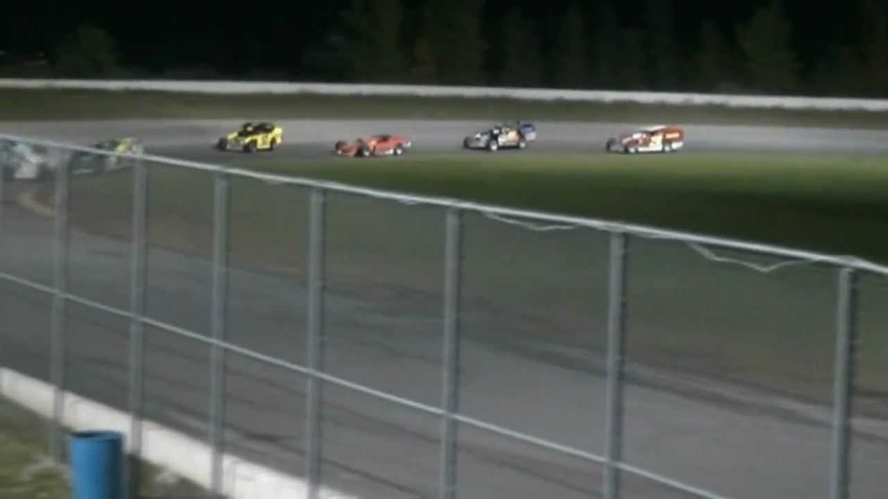 9/22/12 Tony Steiner Evans Mills Speedway Feature Race - YouTube