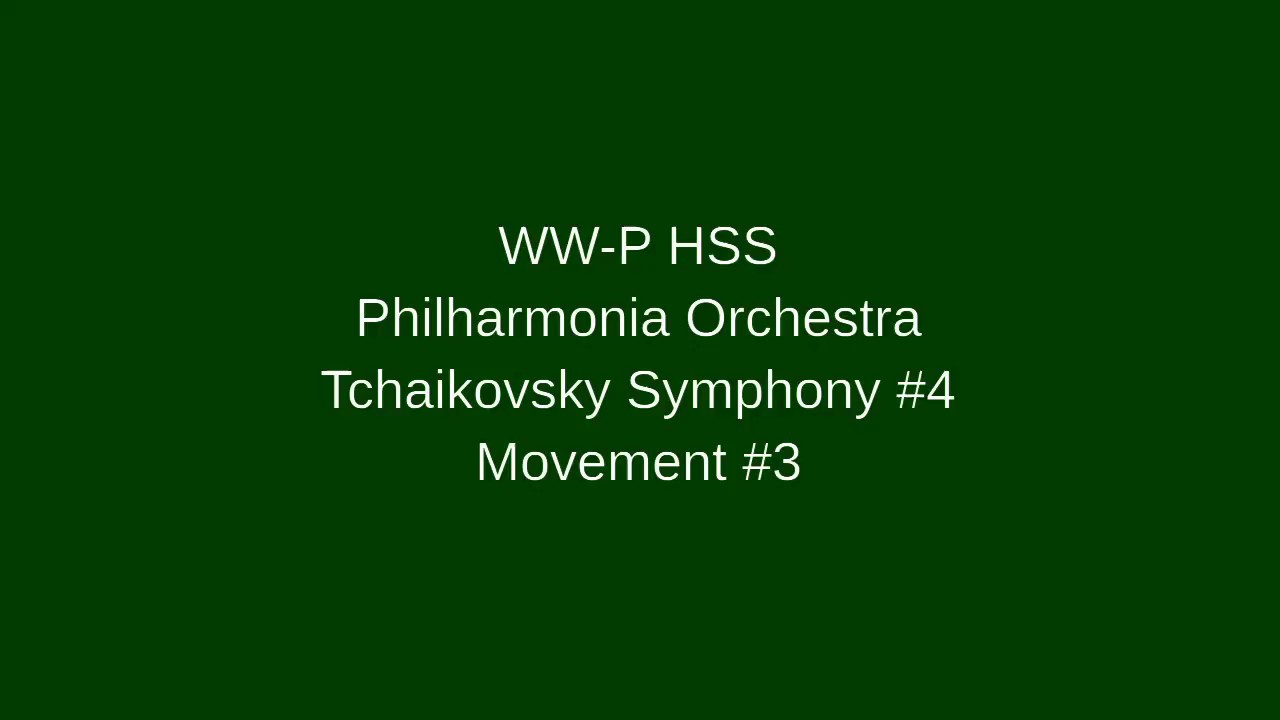 Philharmonia Tchaikovsky Symphony 4 Movement 3 - YouTube