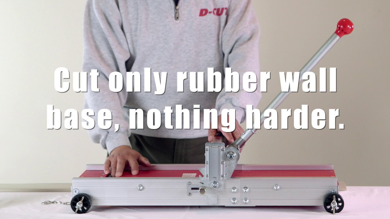 How to Cut Profile Wall Base with D-Cut RC-200 - YouTube