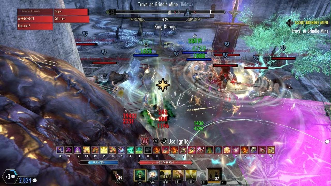 ESO zerg fight - YouTube