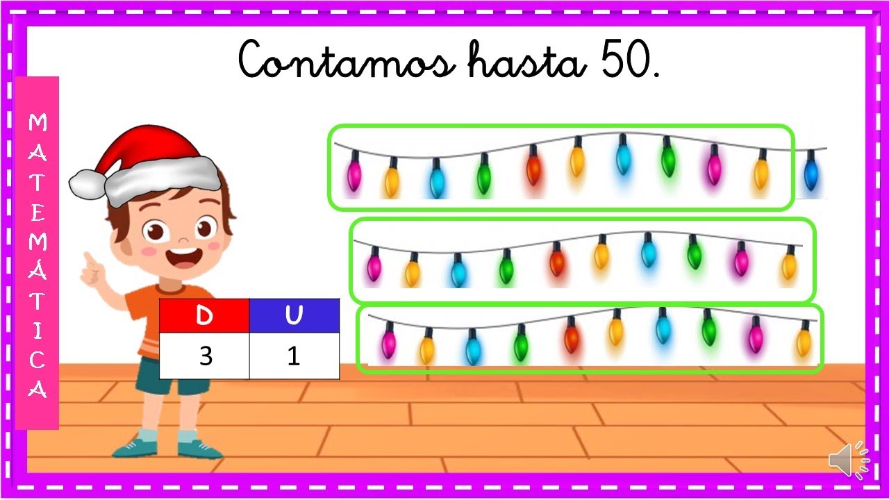 Contamos hasta 50. Matemática - YouTube