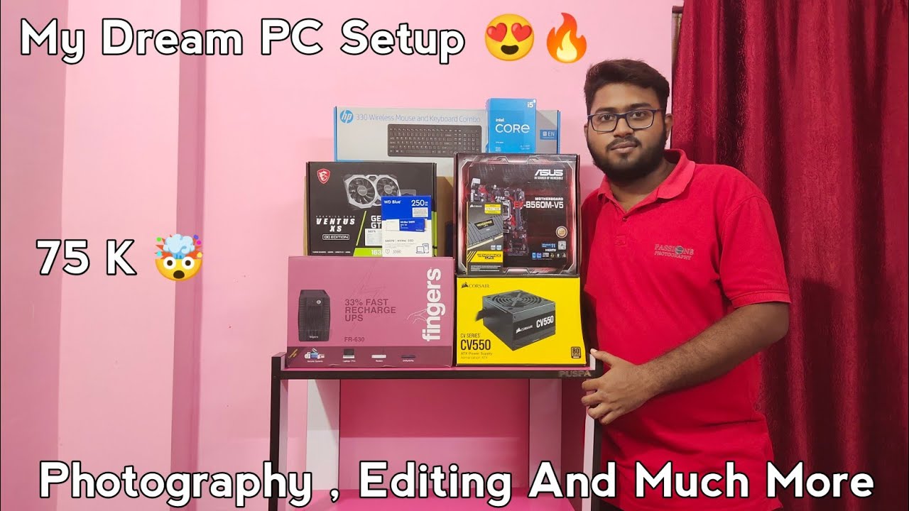My Dream PC Setup😍/75k🤑/ How To Build A Editing And Gaming PC # ...