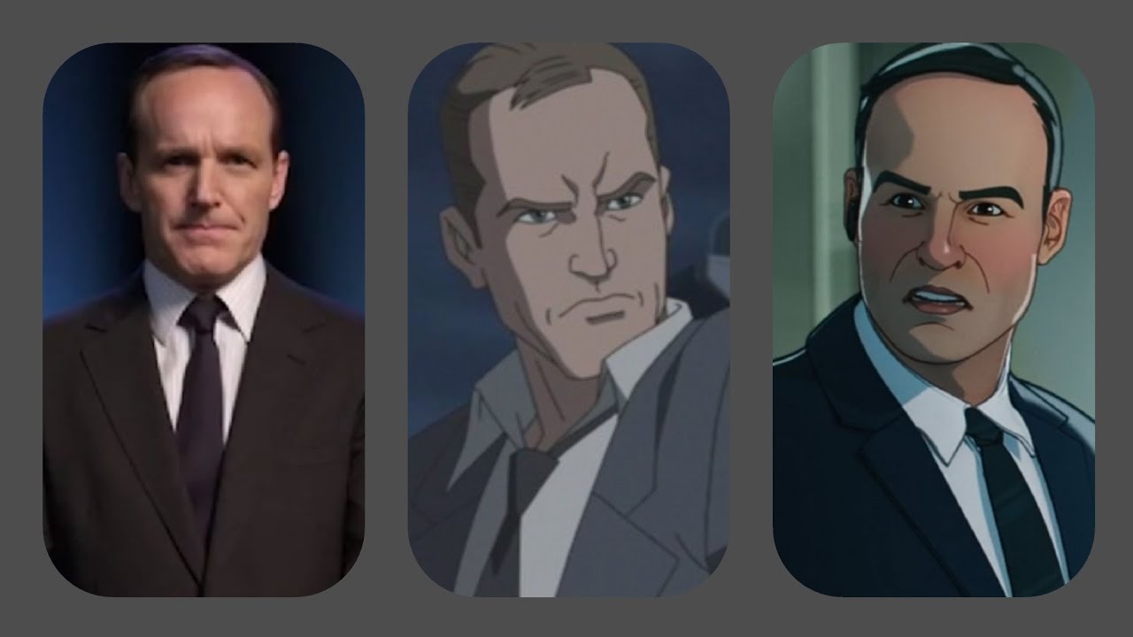 "Agent Phil Coulson" Evolution in Cartoons, Movies and Shows (Marvel ...