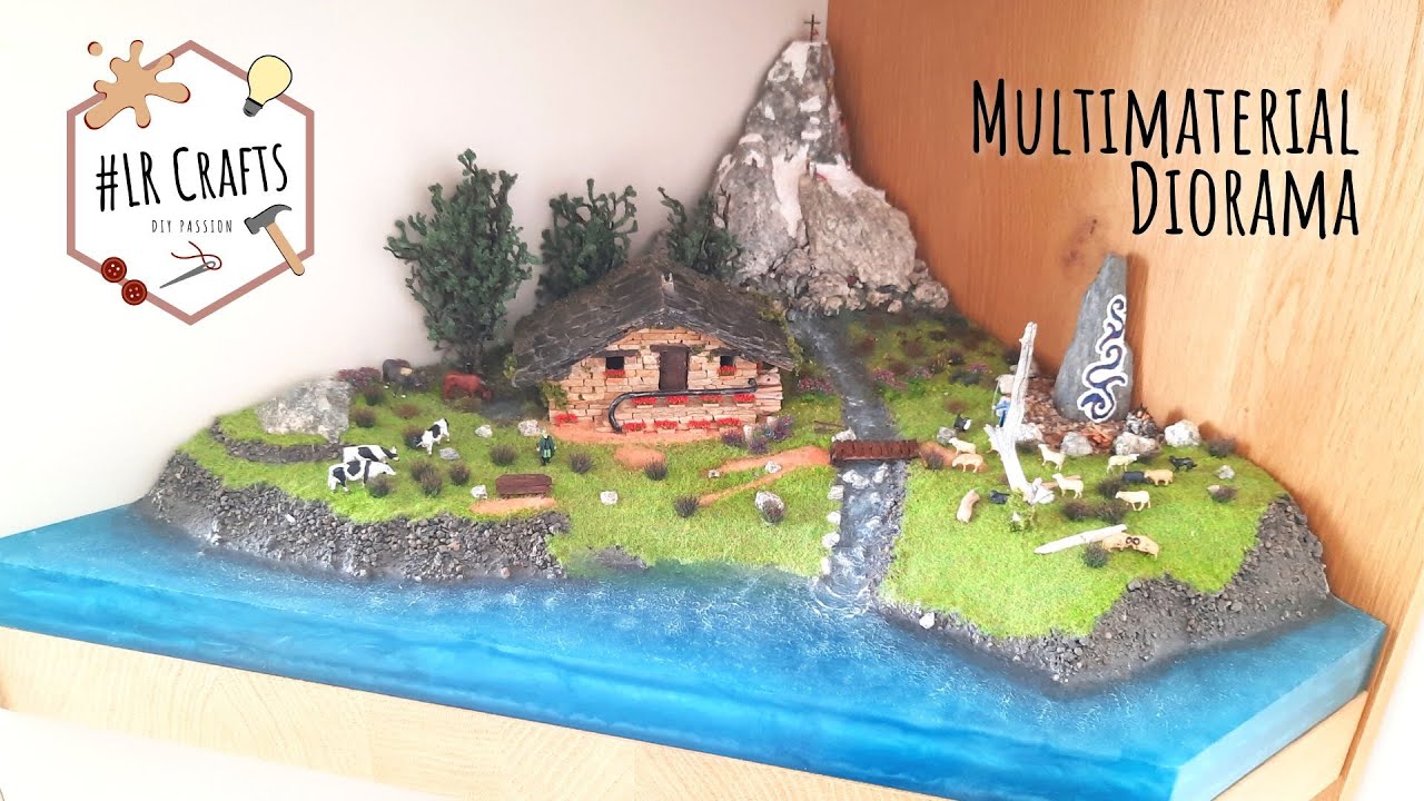 Mountain lake diorama with epoxy resin: dedicated to Celtica VDA ...