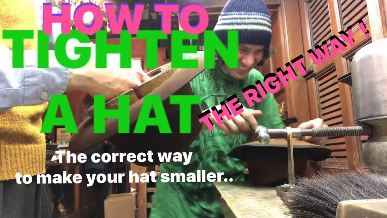 HOW TO TIGHTEN UP A HAT THE CORRECT WAY Make A Hat Smaller Learn how-to-tighten-up-a-hat-the-correct-way-make-a-hat-smaller-learn