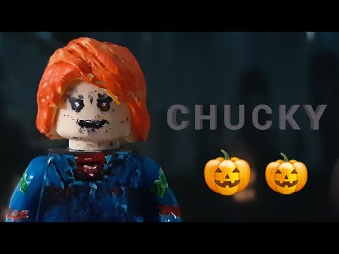 Lego custom: Childs Play: Chucky minifigure - YouTube