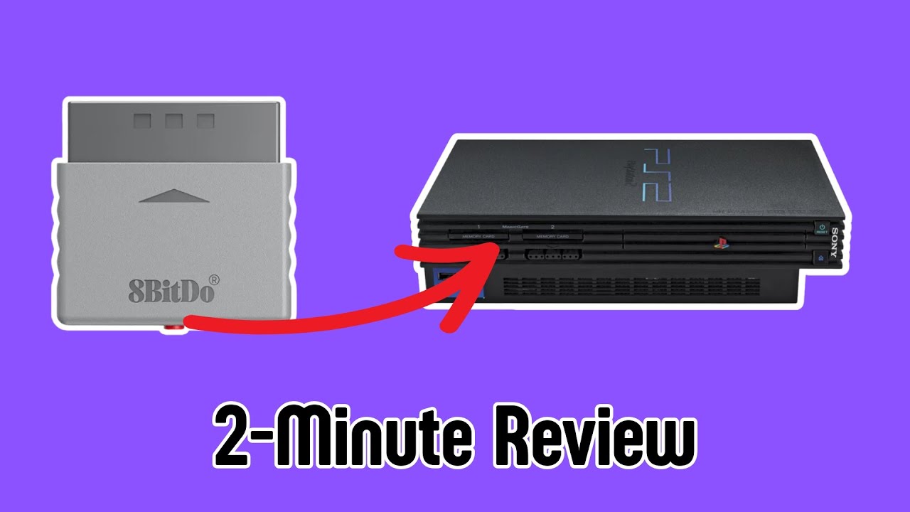 8Bitdo Bluetooth Retro Receiver for PS1 PS2: 2-Minute Review #PlayStation #8Bitdo - YouTube