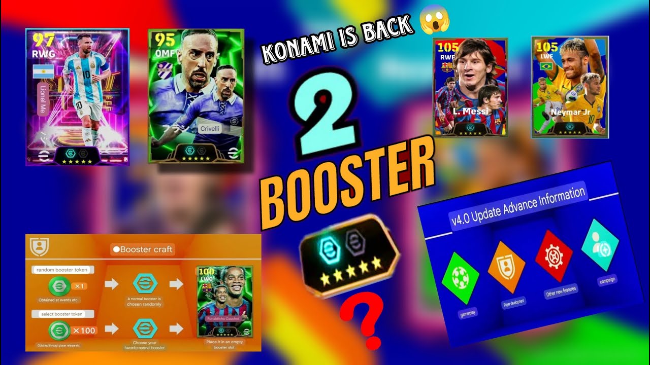 DOUBLE BOOSTER CARDS ARE COMING 😳 | EFOOTBALL 2025 UPDATES | BIG ...