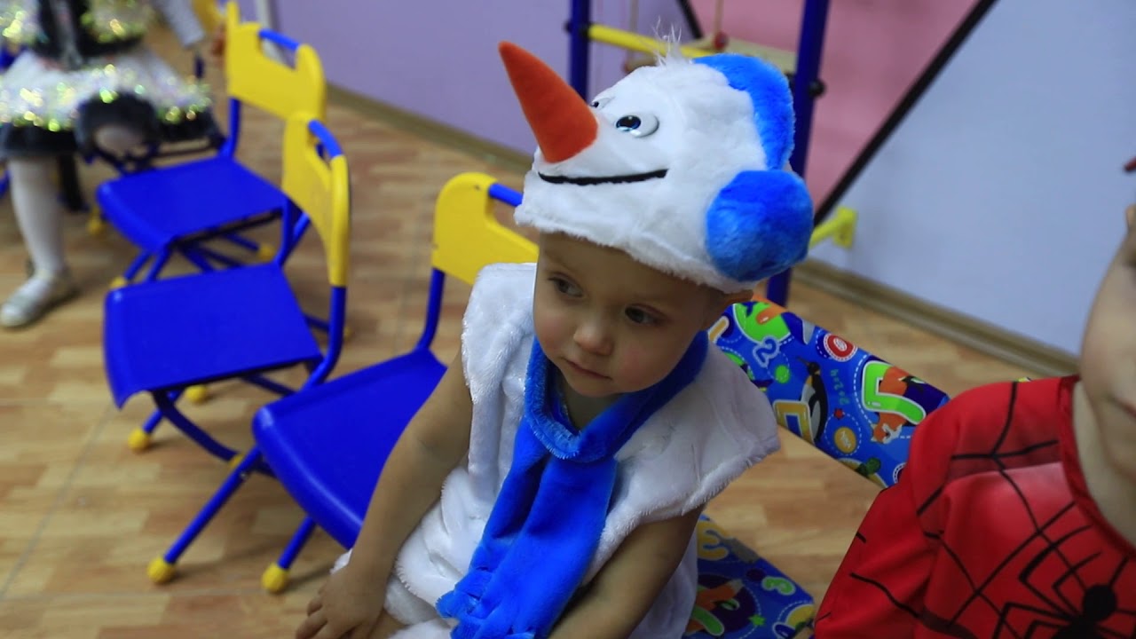 Новогодний праздник в Bambini-club ул. Пирогова 15 г. Краснодар - YouTube