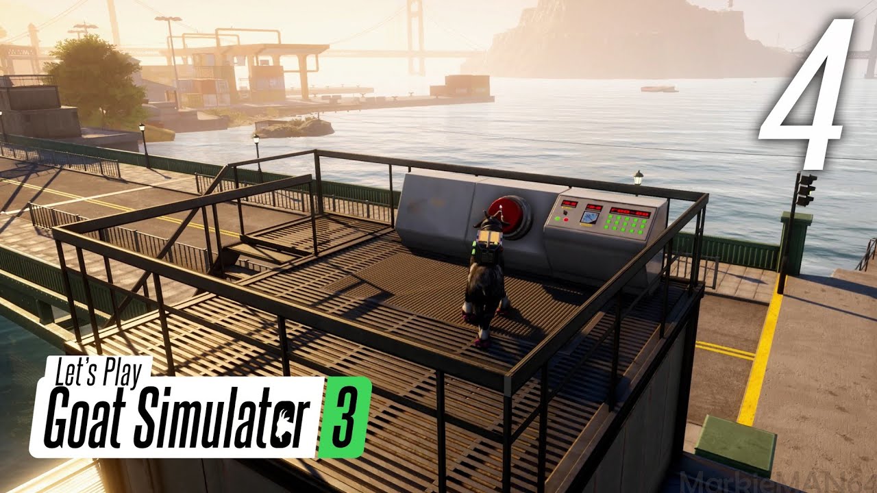 Let's Play Goat Simulator 3 (PS5). Episode 4: Human Goat. - YouTube