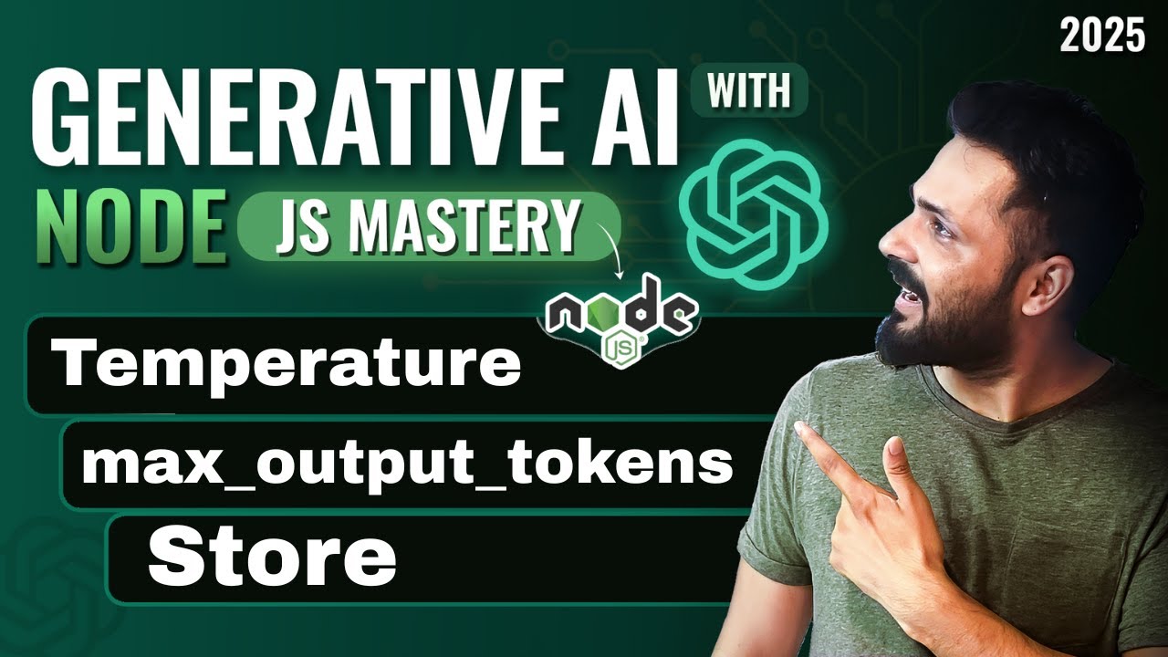Generative AI with Node.js in Hindi #6 | OpenAI Optional Parameters ...
