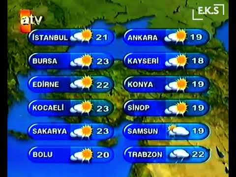 ATV Hava Durumu (11 Ekim 2000) #atv #2000s