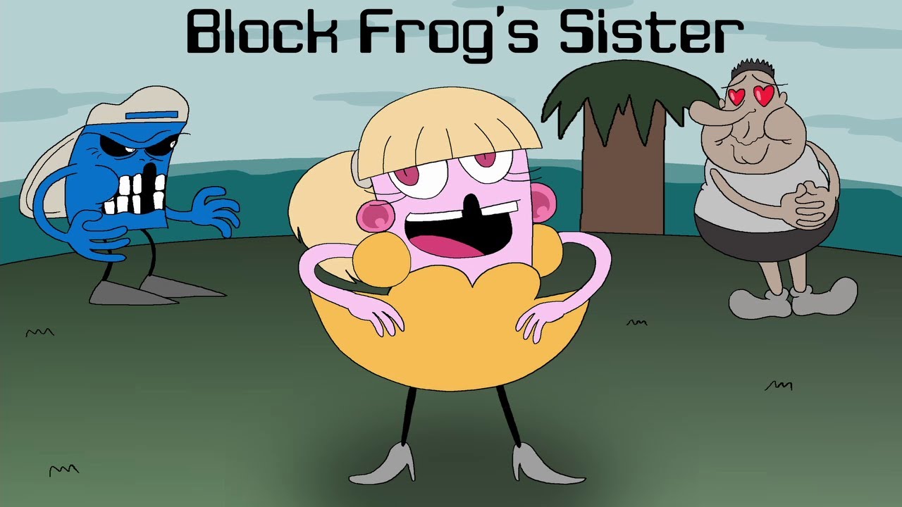Block Frog Kartoons 26 - Block Frog's Sister - YouTube