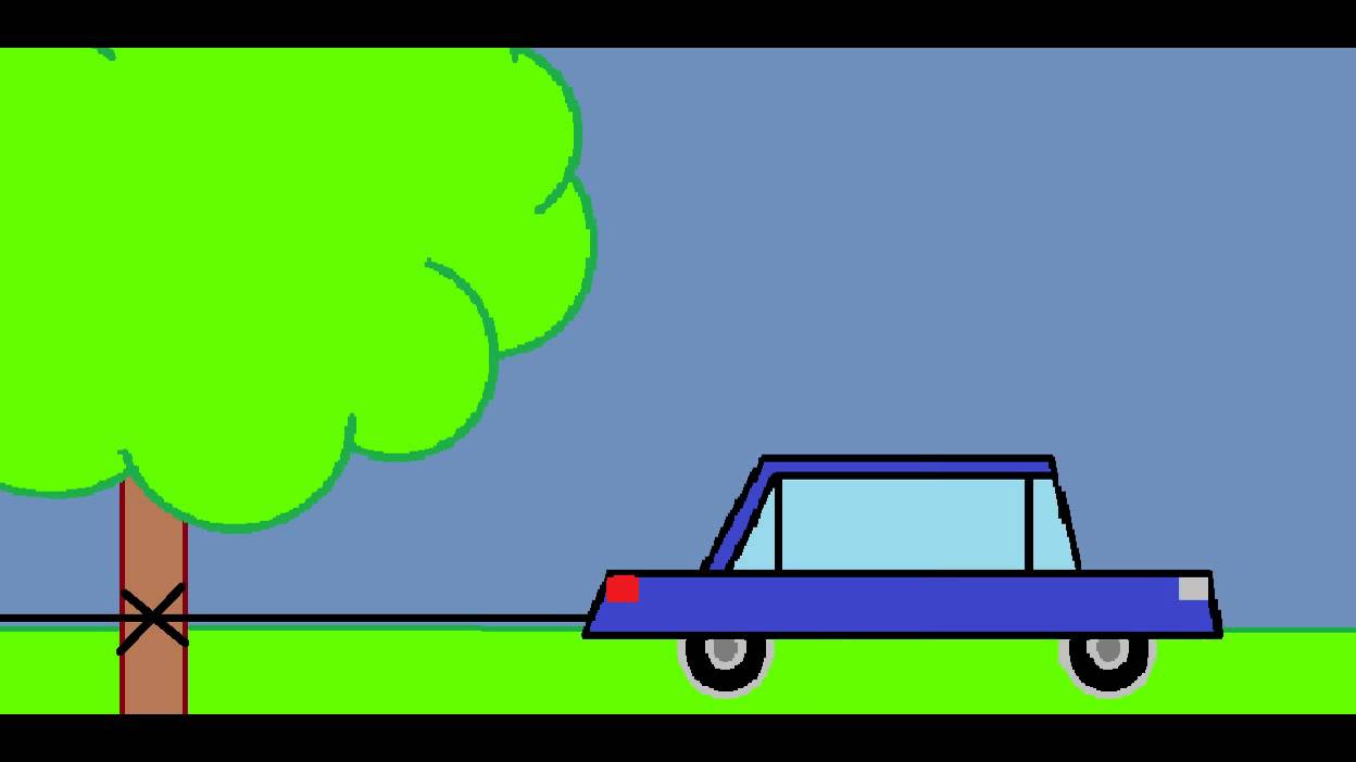 Car Chained To Tree [Test Scene] - YouTube