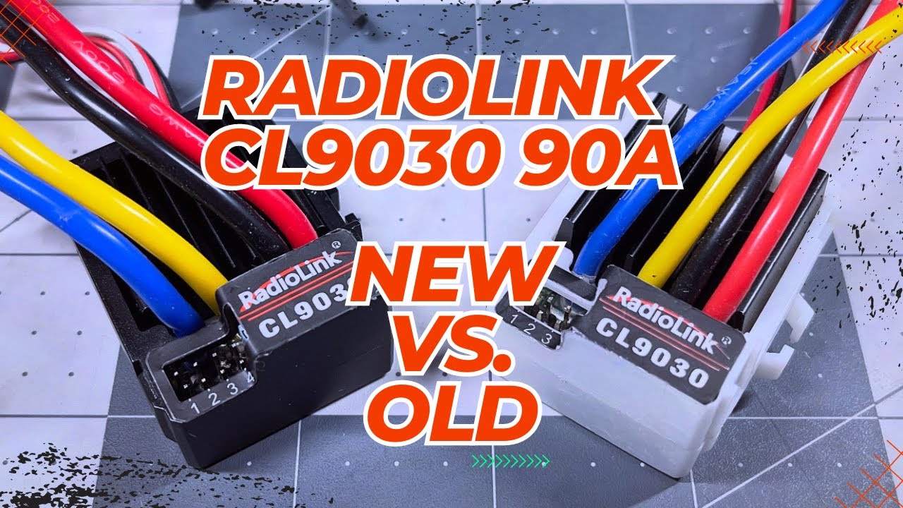 Comparing RadioLink Cool 9030 Brushed 90A ESC (2-4S) - Original vs. Gen ...