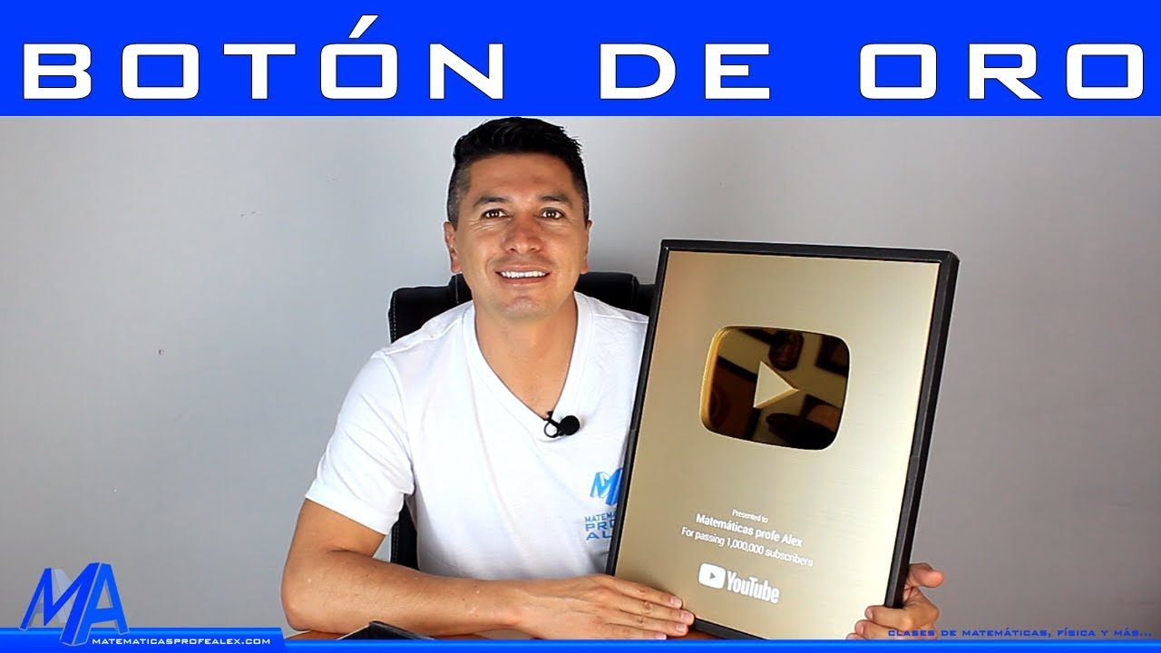 Destapando mi BOTÓN DE ORO de Youtube - YouTube