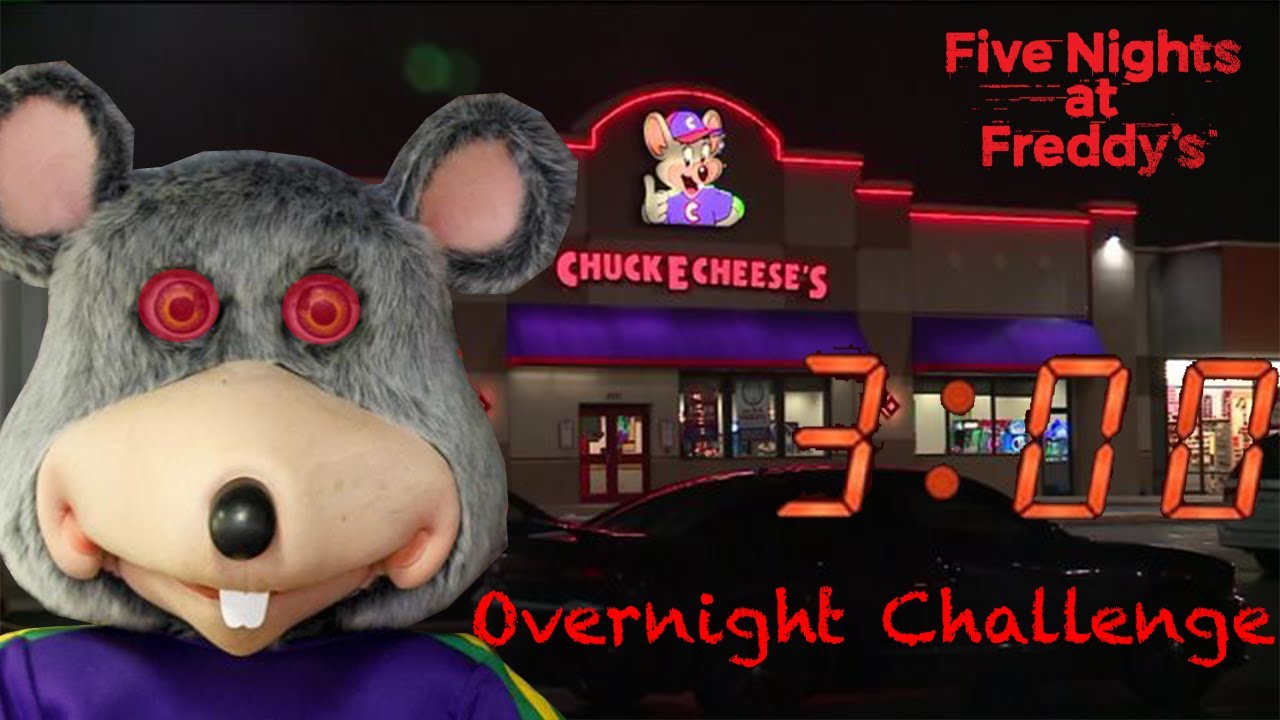 HAUNTED CHUCK E. CHEESE 24 HOUR OVERNIGHT CHALLENGE!!! (Creepy) - YouTube