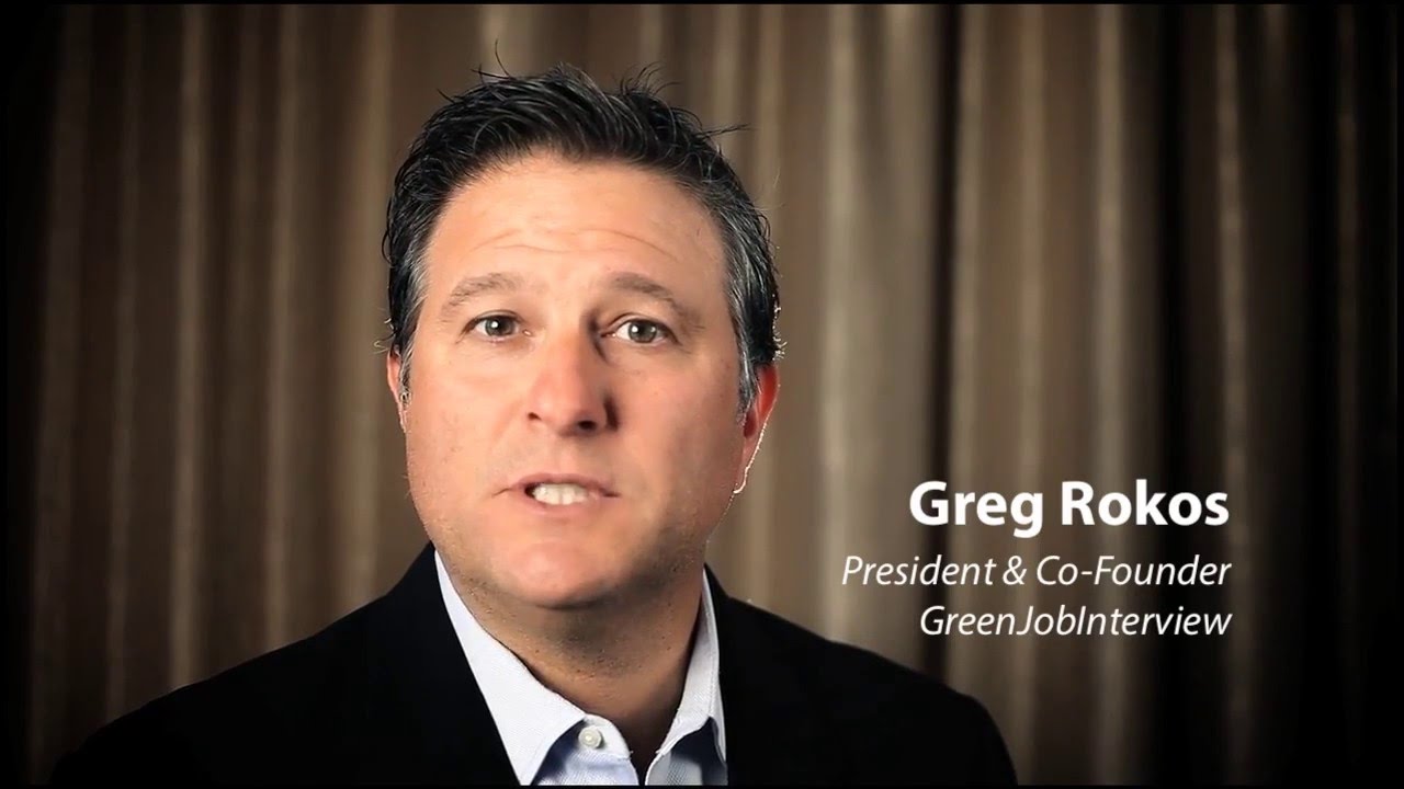 Greg Rokos President & Co Founder of GreenJobInterview - YouTube