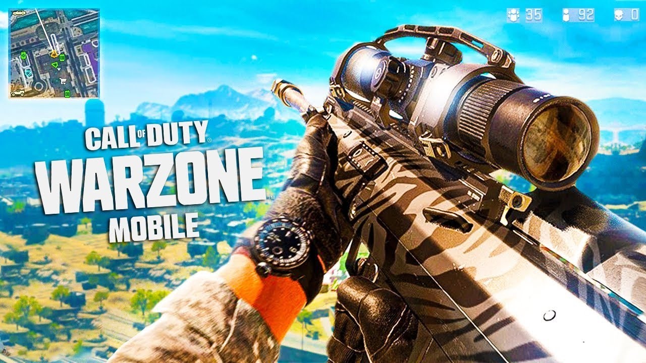 Playing COD Warzone Mobile On iPad mini 6 ( Warzone mobile montage ) - YouTube