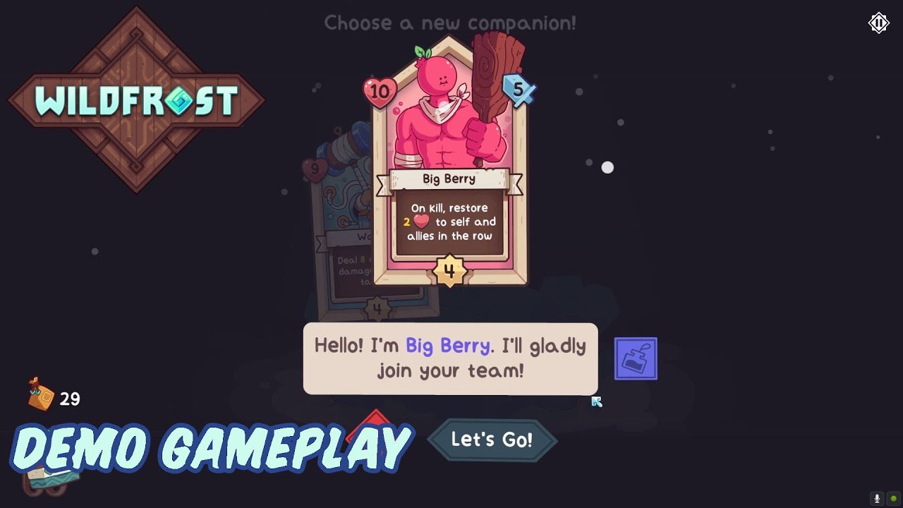 BIG BERRY!!! BIG BERRY!!! | Wildfrost Demo Gameplay | Steam Next Fest ...