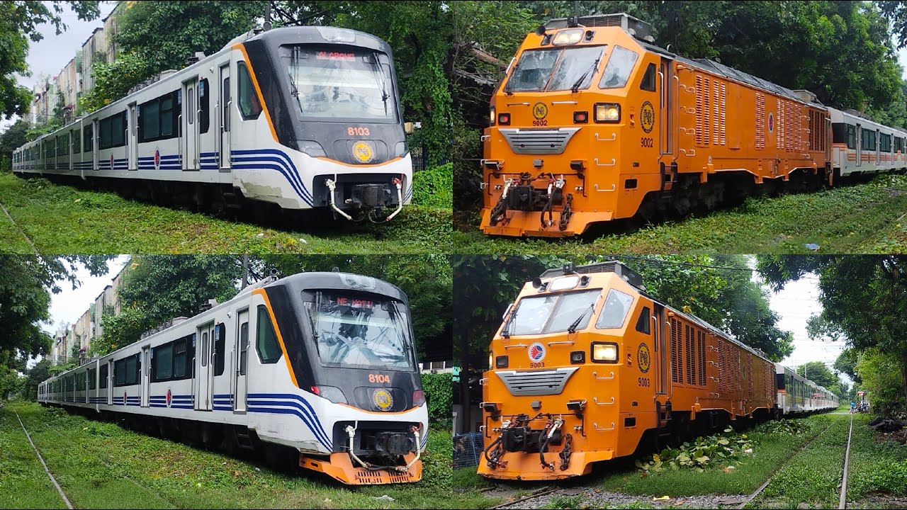 PNR Trains in San Andres - YouTube