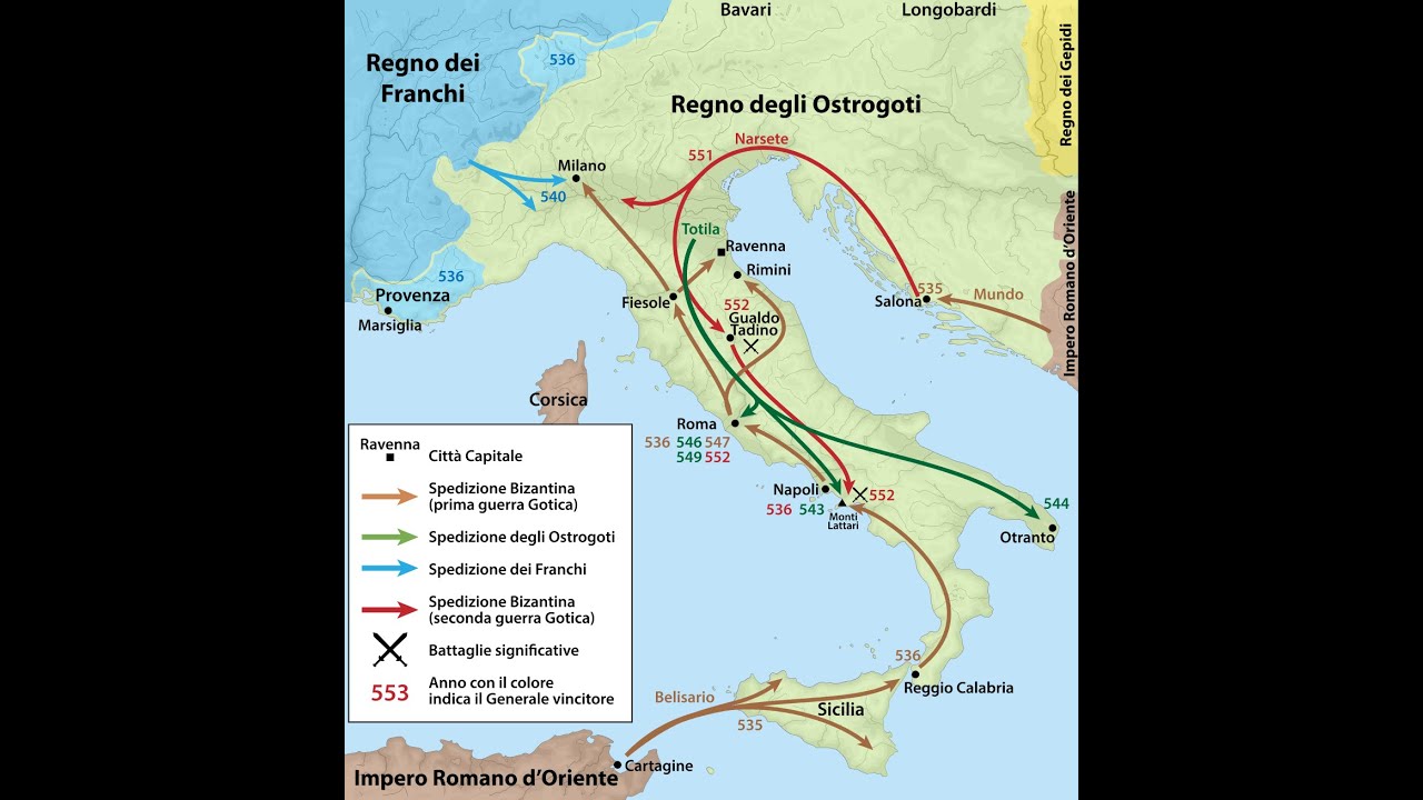 Gli Ostrogoti in Italia - YouTube