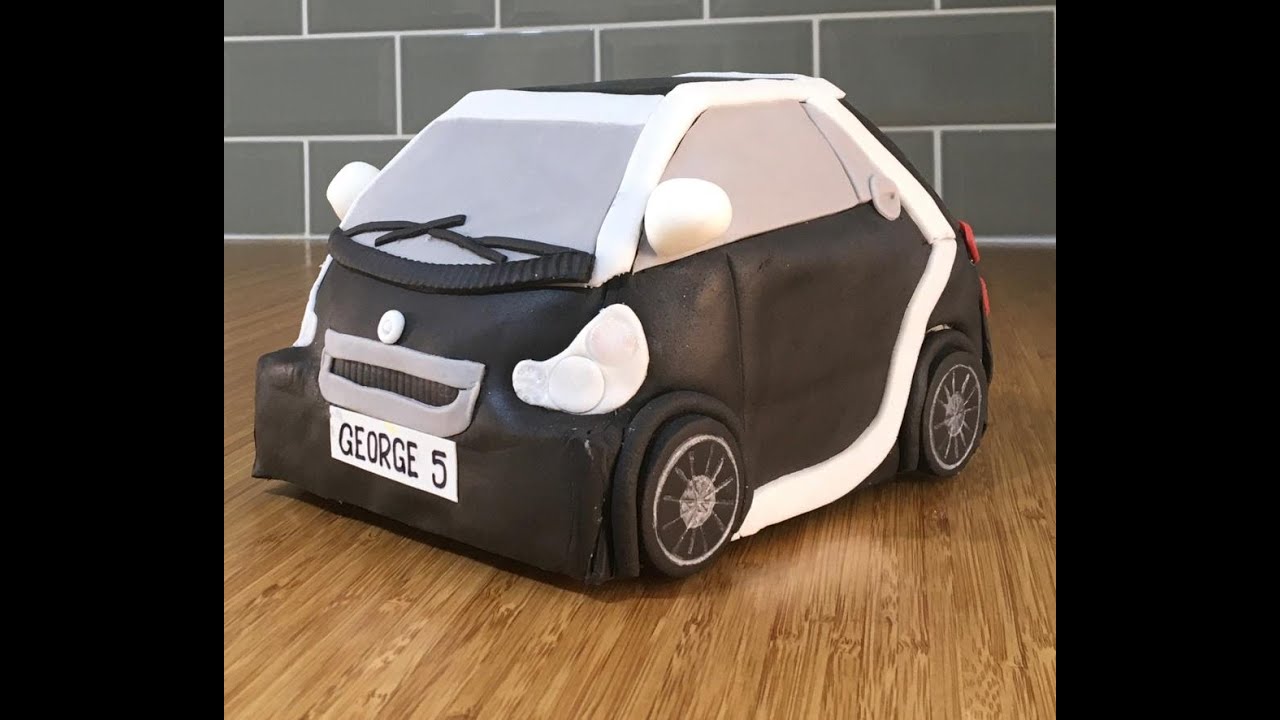 REMOTE CONTROL SMART CAR CAKE #cake - YouTube