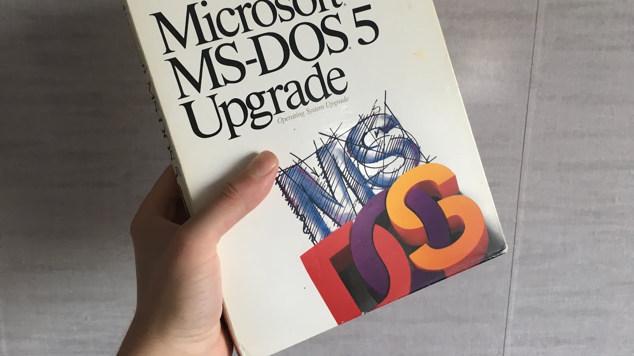 #042 - Unboxing Microsoft DOS 5.0 (1991) - dc4.nl - YouTube