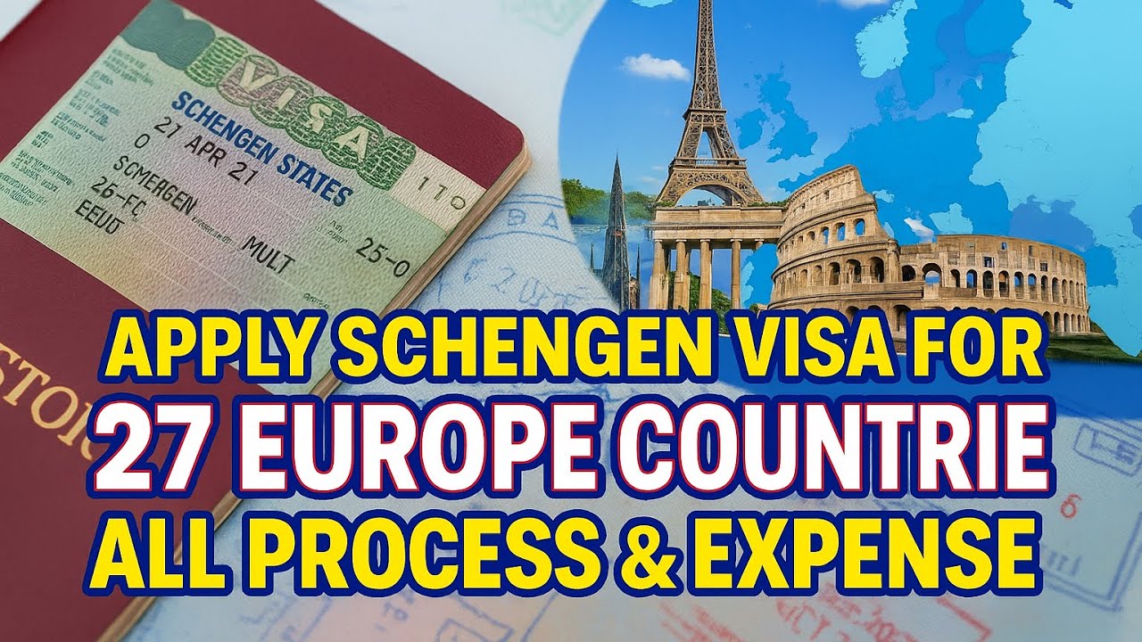 Apply Schengen Visa from UK 🇪🇺 | Full Process & Documents for 27 ...