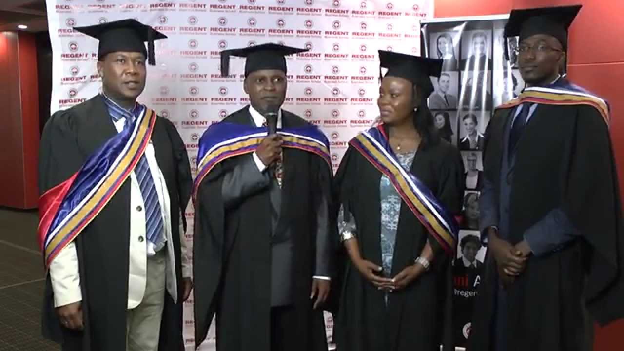 REGENT BUSINESS SCHOOL GRADUATION 2014 - YouTube