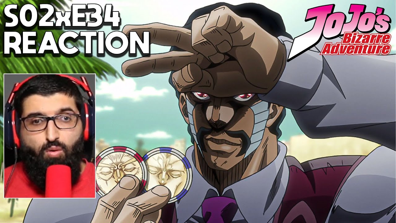 They Gambled Their SOULS | JoJo's Bizarre Adventure REACTION | S02xE34 ...