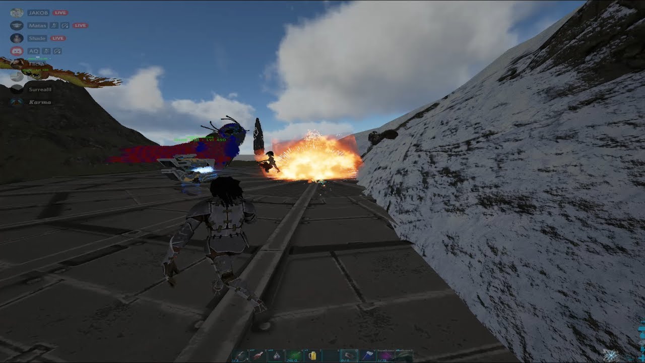 Ark [Official Small Tribes PvP] + Mts clips - YouTube