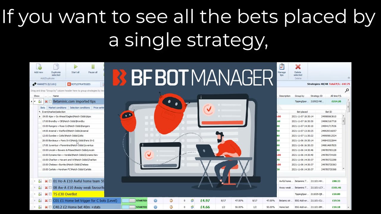 Bf Bot Manager Tips & Tricks #1 View bot bets in full screen - YouTube
