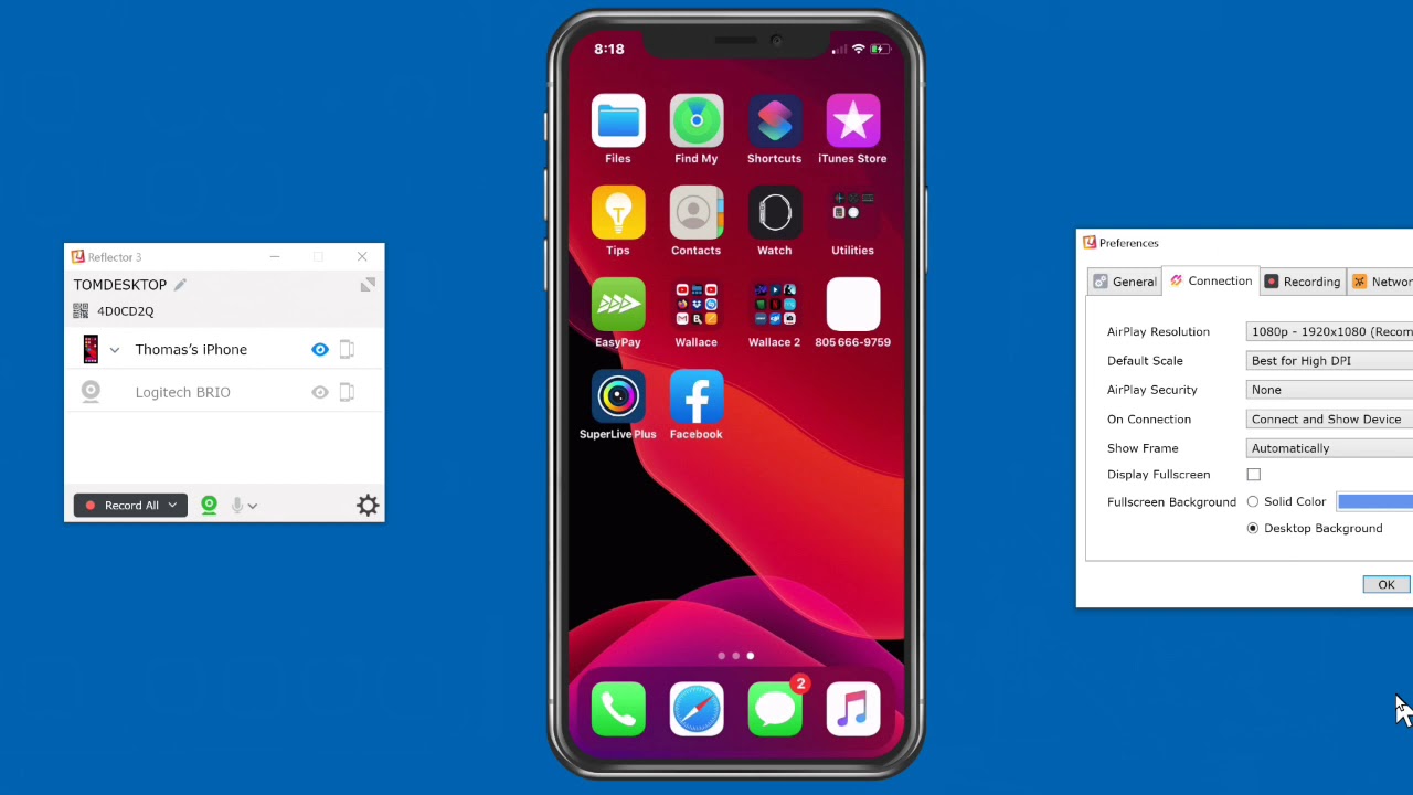 How To Mirror Your iPhone Display On Your PC - YouTube