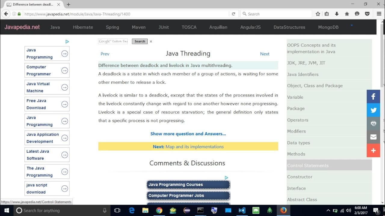 Difference between deadlock and livelock in Java multithreading ...