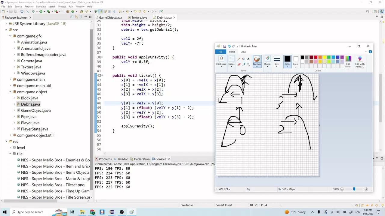 Java Game Programming #16 - Block Debris (Part 2) - YouTube