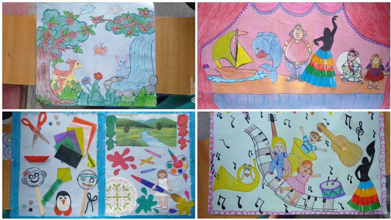 School Craft/DIY/House/Club/board decoration for School/ - YouTube