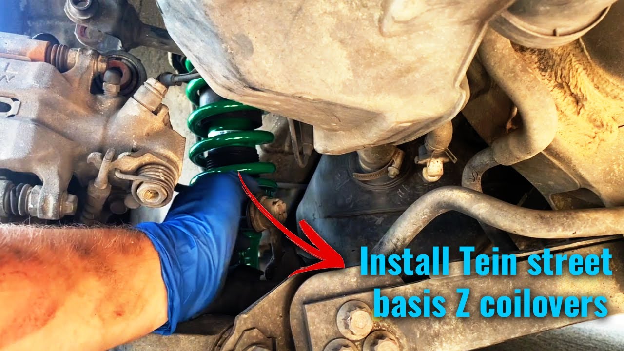 How to install Tein street basis Z coilovers on your 02-04 Acura RSX ...