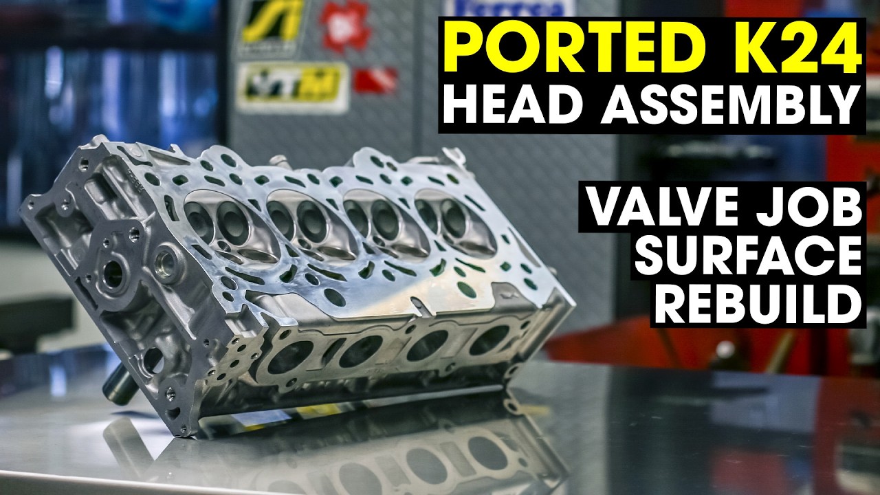 Honda K24 Cylinder Head Rebuild - YouTube