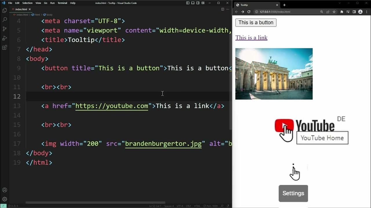 28. Define Tooltips - YouTube
