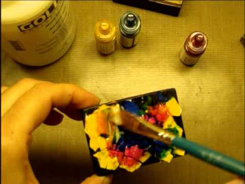 Eggshell art TUTORIAL - YouTube