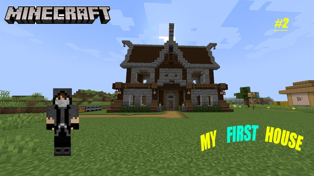 My First House in Minecraft😍 - YouTube