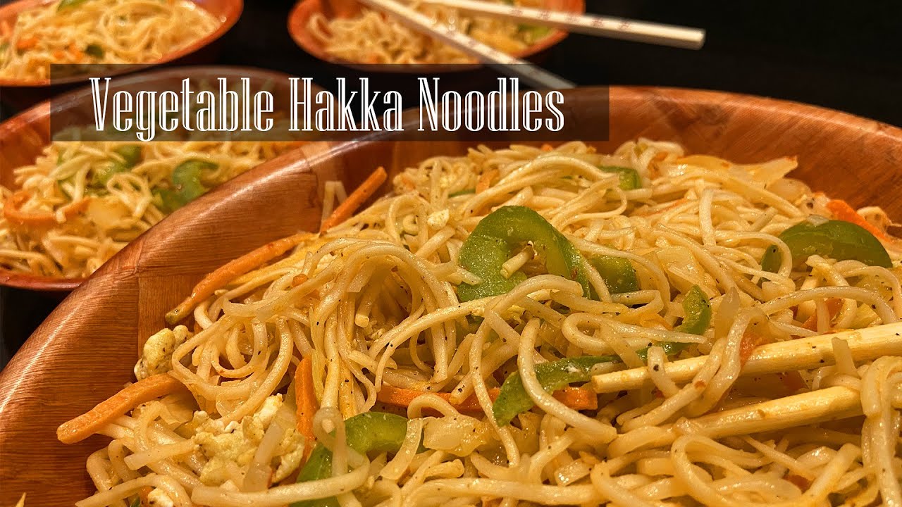 Vegetable Hakka Noodles Recipe - RKC - YouTube