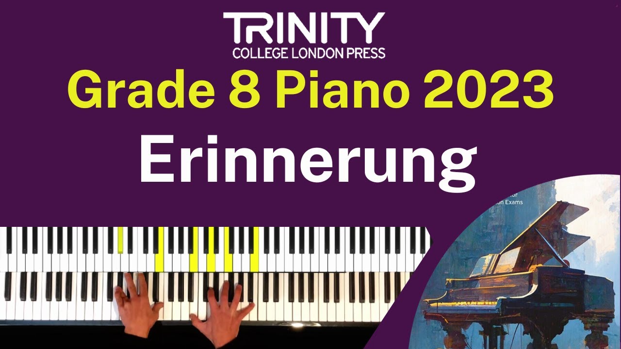 TRINITY Grade 8 Piano 2023 - Erinnerung, op. 24 (Pejačević) - YouTube
