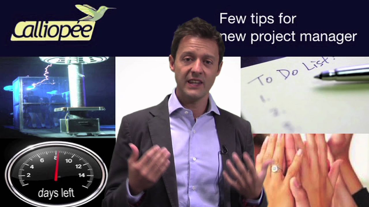 Tips for a new project manager - YouTube