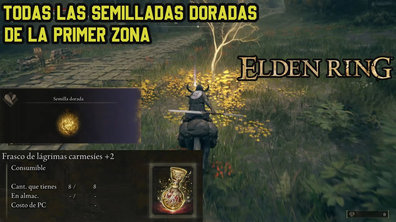 Guia: Todas las Semillas Doradas de la primer zona, Elden Ring - YouTube