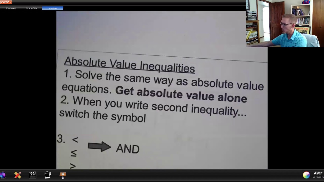 Solving Absoute Value Equations and Inequalities - YouTube